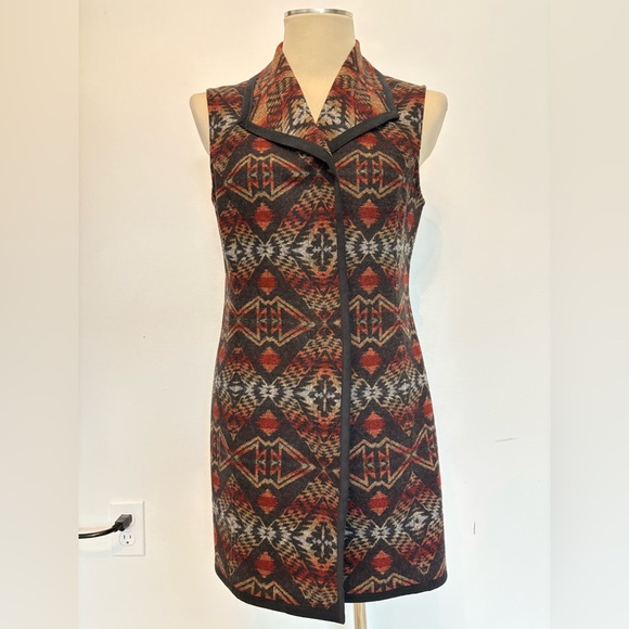 Pendleton | Jackets & Coats | Pendleton Pattern Vest Jacket Tunic ...